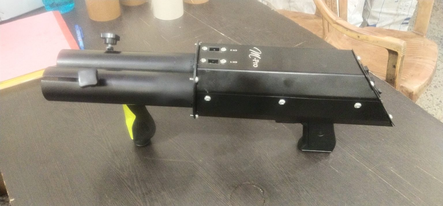 2 Way Cold Pyro Gun, 2 Nali Cold Fire Gun, Birthday Party Gun, Fire Gun ...